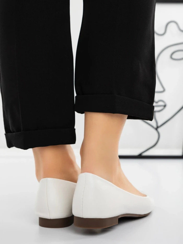 Balerini Dama 3AGZ135 Alb | Mei » MeiMei.Ro