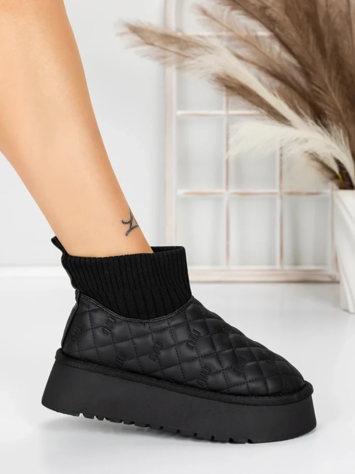 Ghete UG Dama 8733 Negru | Mei » MeiMei.Ro